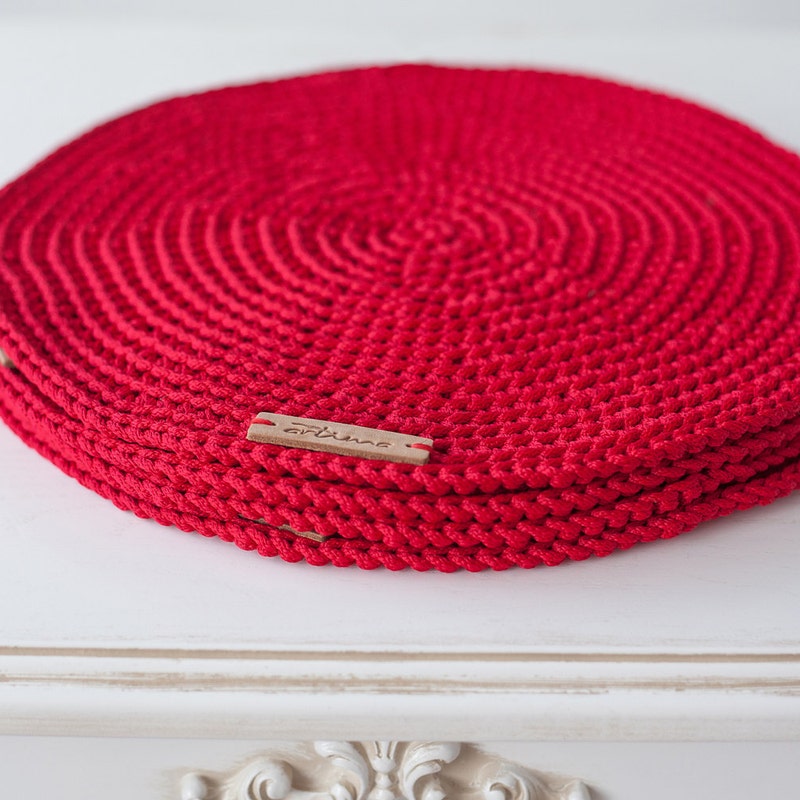 Red Placemat - Etsy