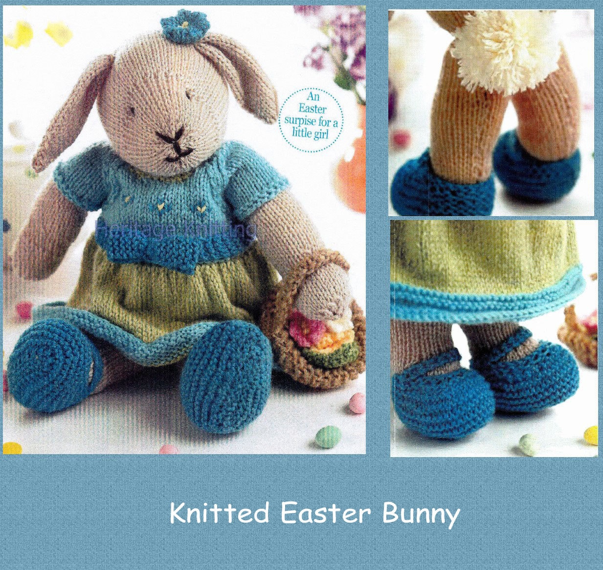 Gorgeous Easter Rabbit Knitting Pattern - Etsy