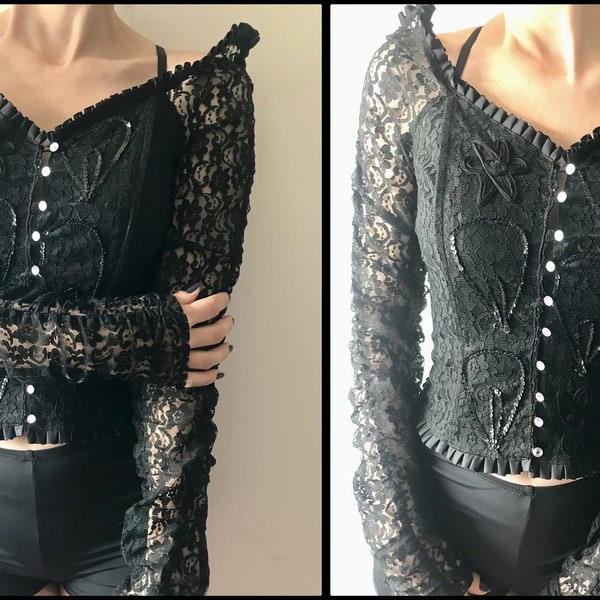 Goth Blouse - Etsy