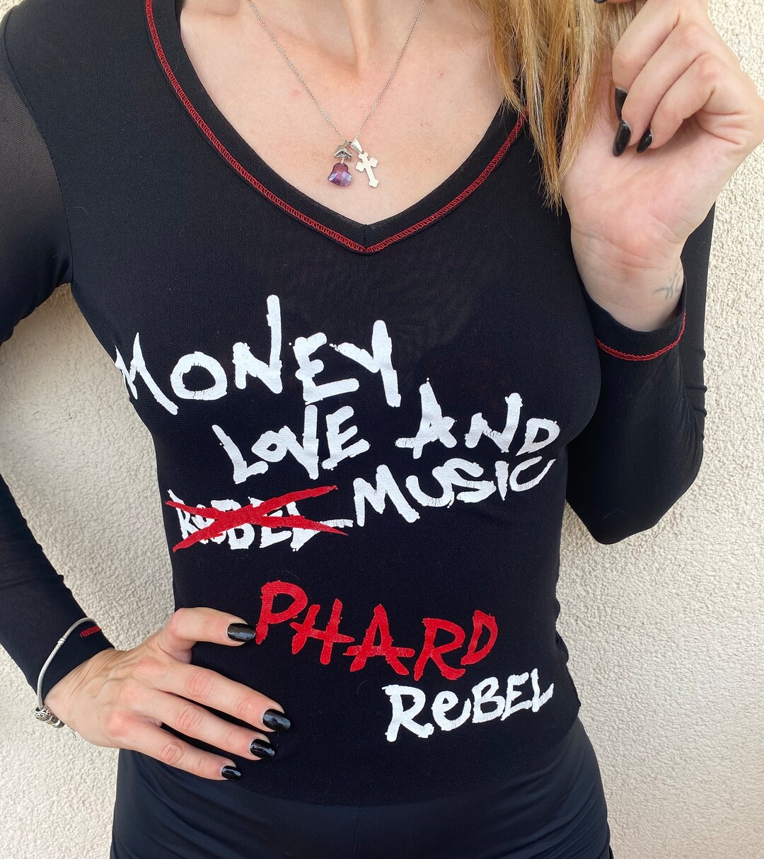 Y2K Phard Made in Italy Mesh Tulle Shirt - Etsy