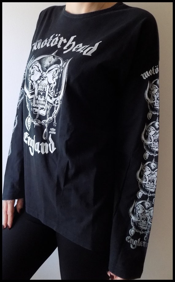 RARE Vintage 90's Motorhead England Long Sleeve T-shi… - Gem