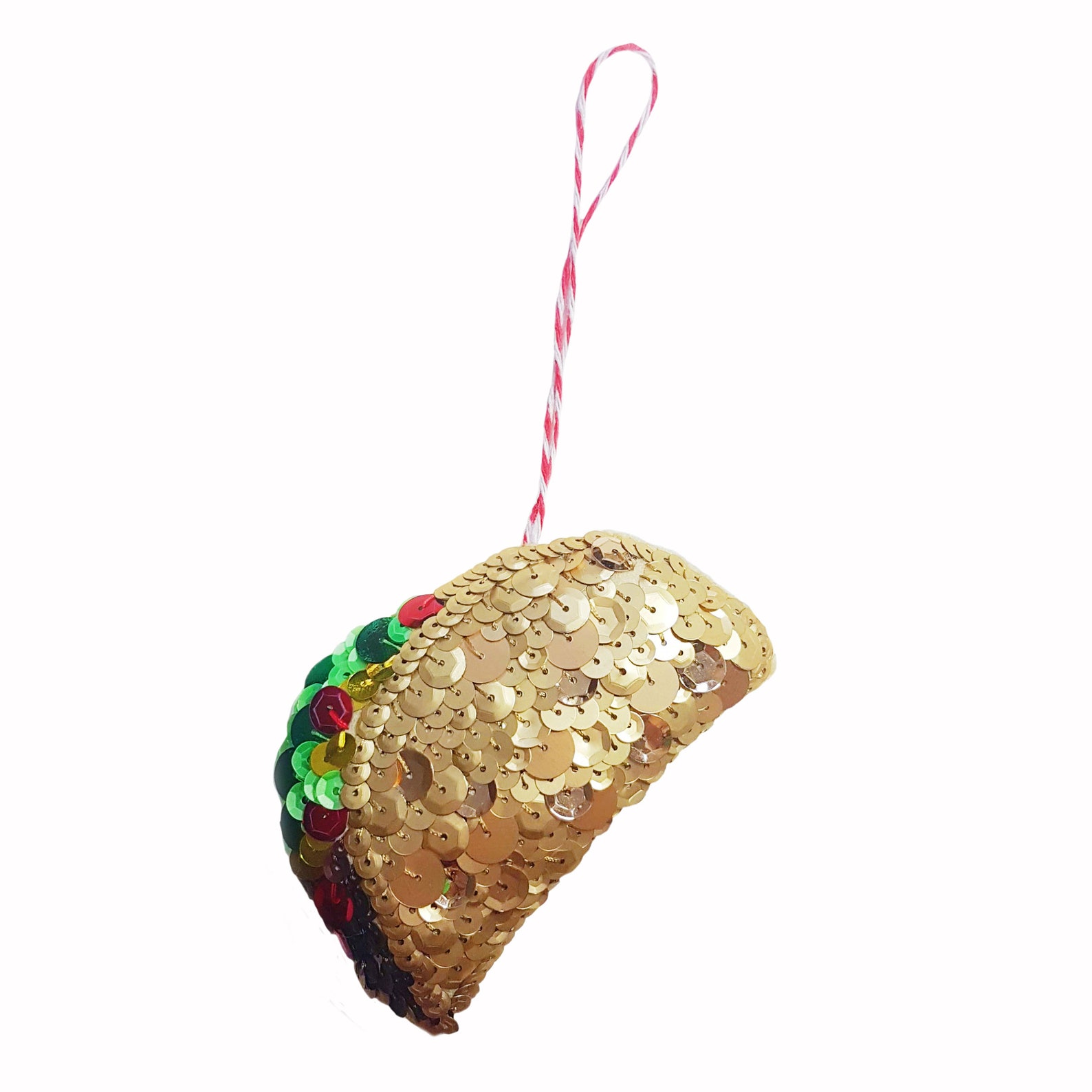 Luxury Heirloom Taco Handmade Sequin Ornament MADE TO ORDER - Etsy