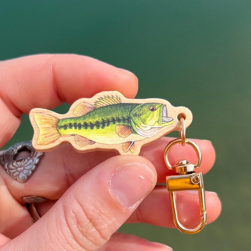 Fish Keychain - Etsy