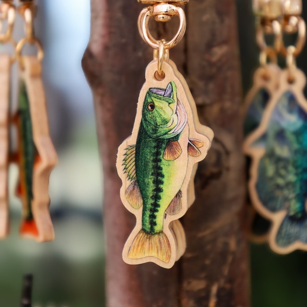Fish Keychain - Etsy