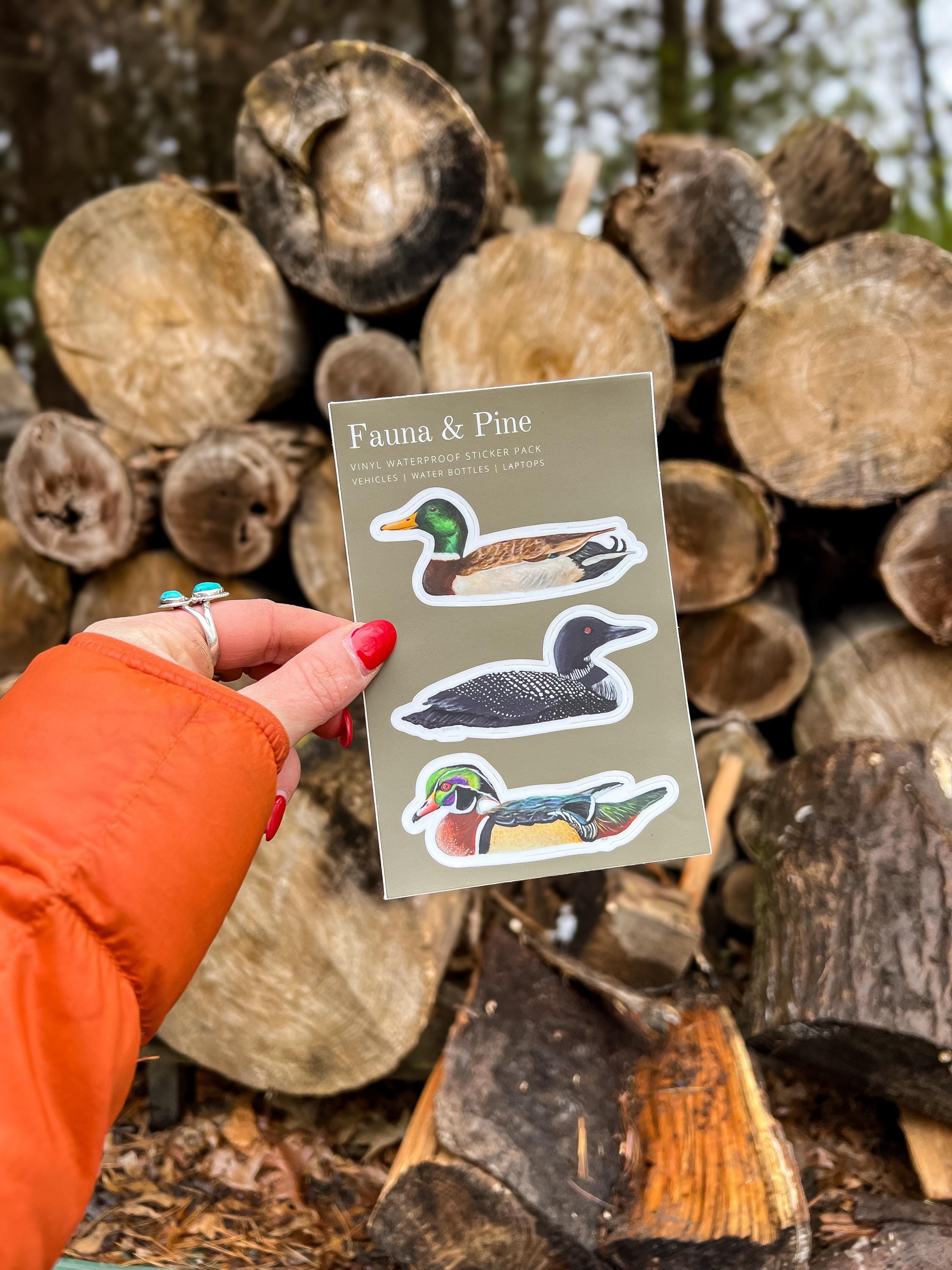 Waterfowl Stickers | Bird Sticker Pack | Waterproof | Gifts for Bird ...