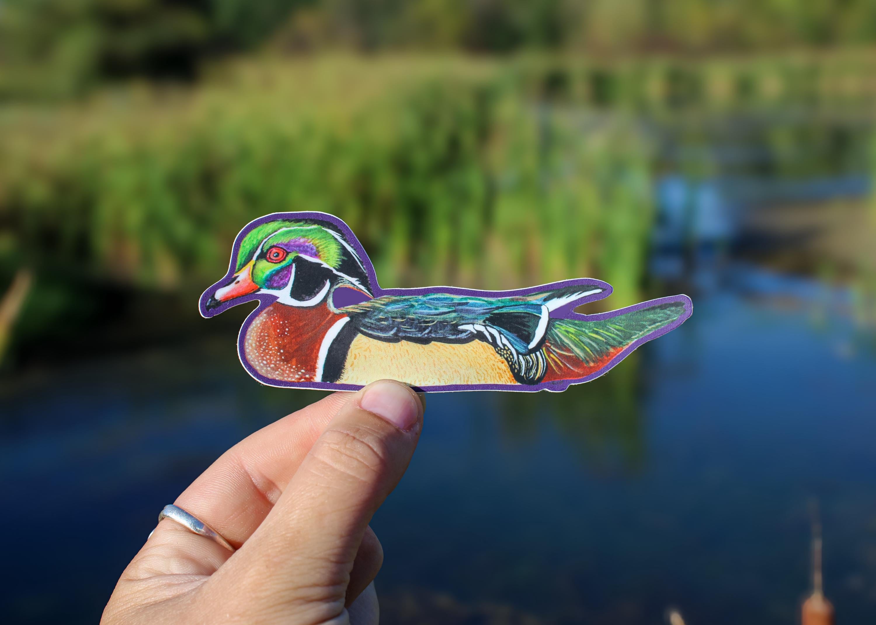 Wood Duck Sticker | Vinyl Wood Duck Decal | Waterproof | Bird Sticker ...