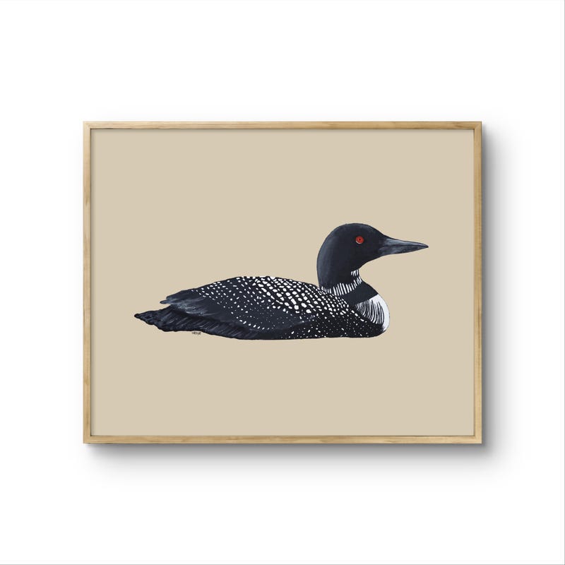 Loon Painting - Etsy