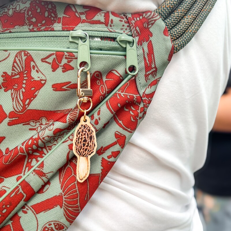 Mushroom Keychain - Etsy