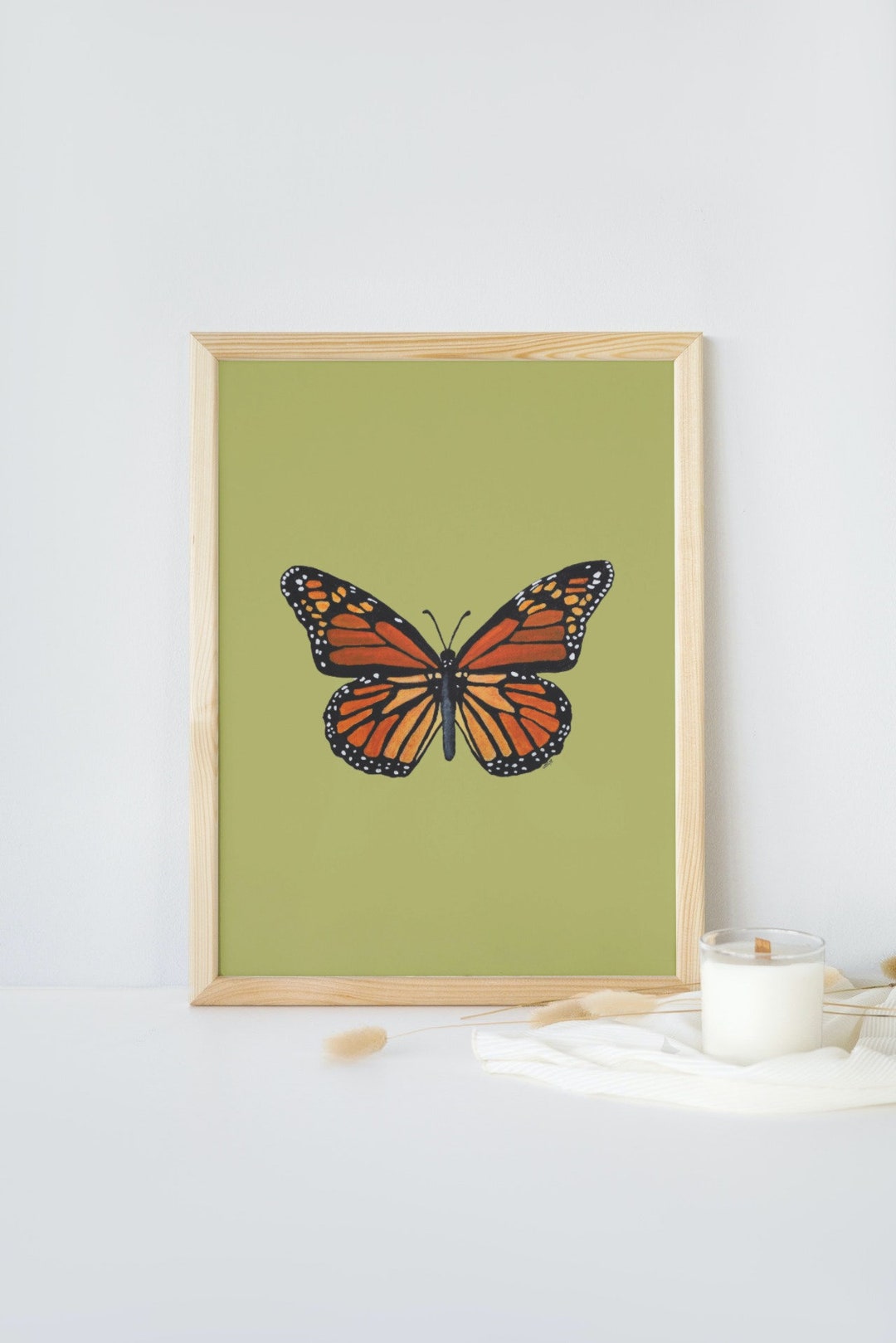 Monarch Print Monarch Artwork Monarch Butterfly Wall Art Wall Décor ...