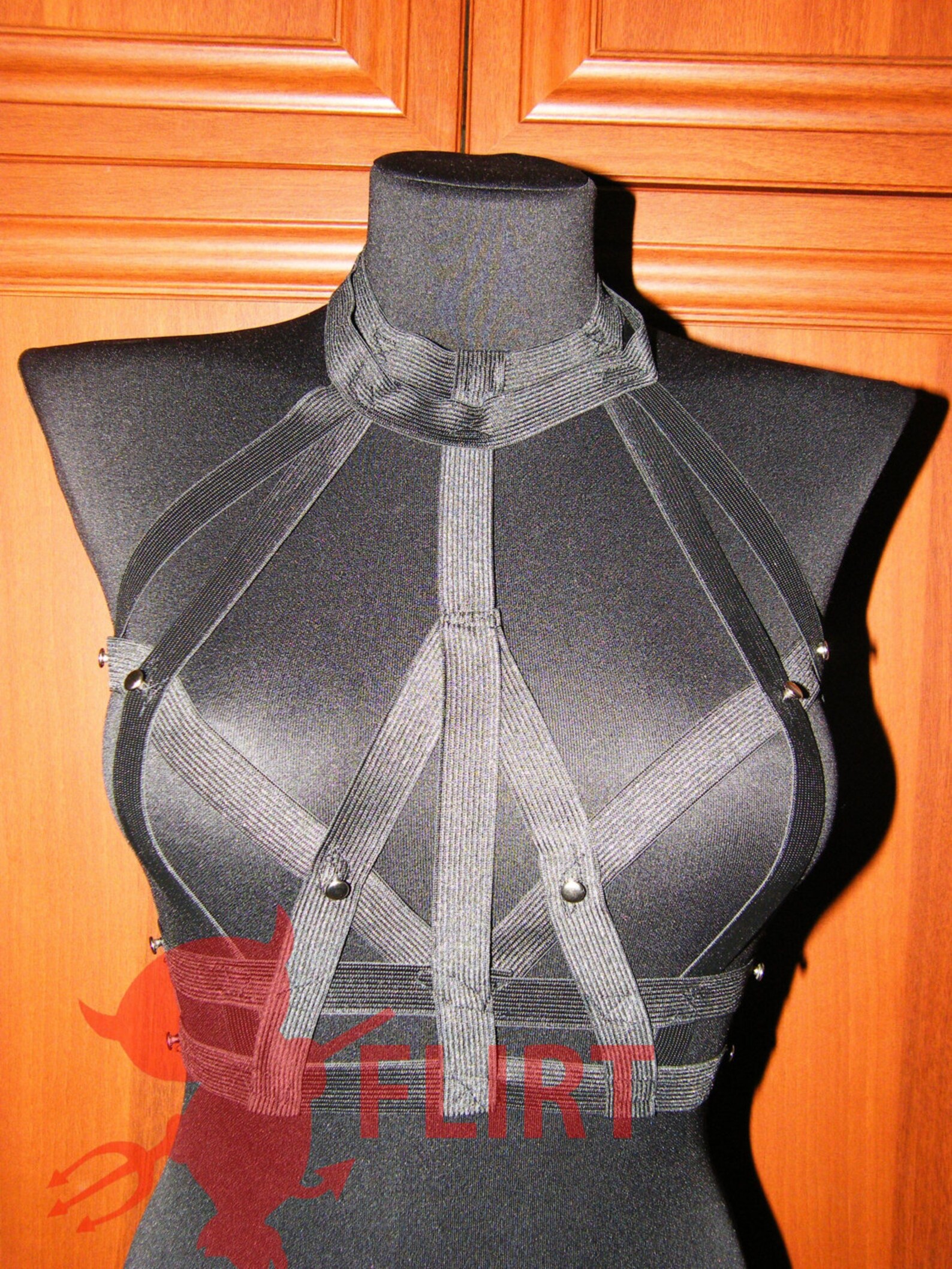 Spiked Chest Harness Collar Harness | Etsy