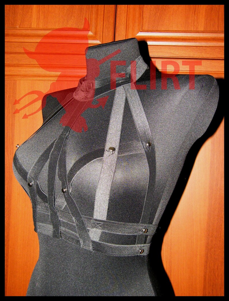 Spiked Chest Harness Collar Harness | Etsy