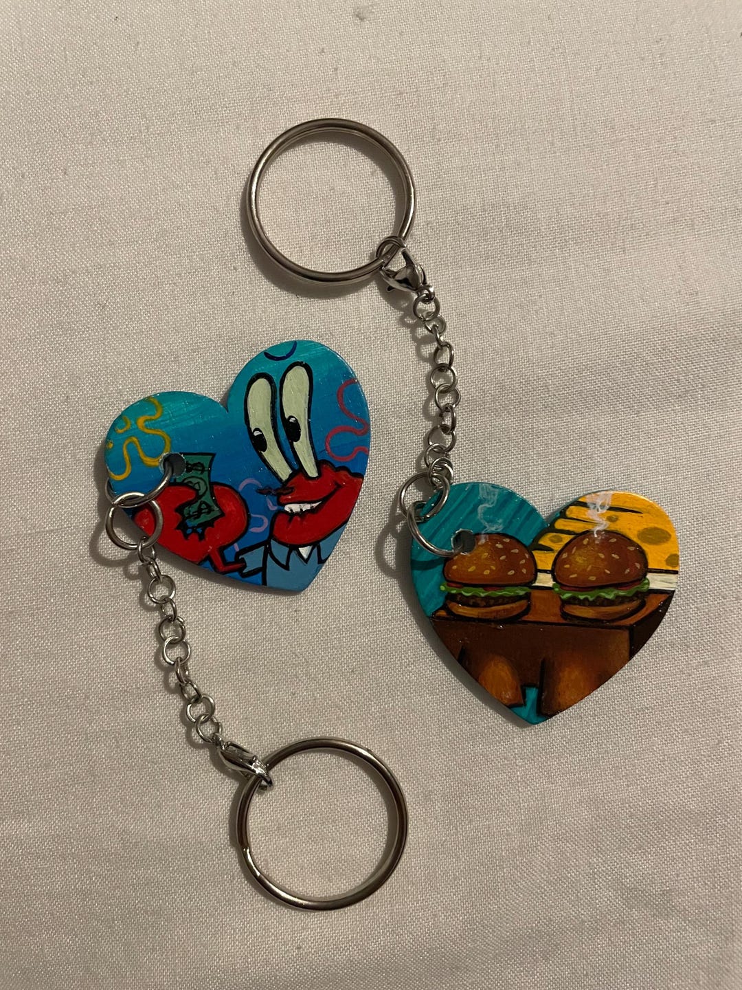 Spongebob Keyrings - Etsy