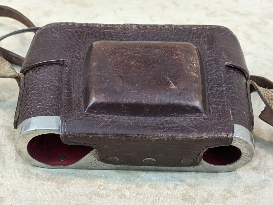 Atomic Age USA Made Brown Leather Camera Empty Carrying Case Leather ...