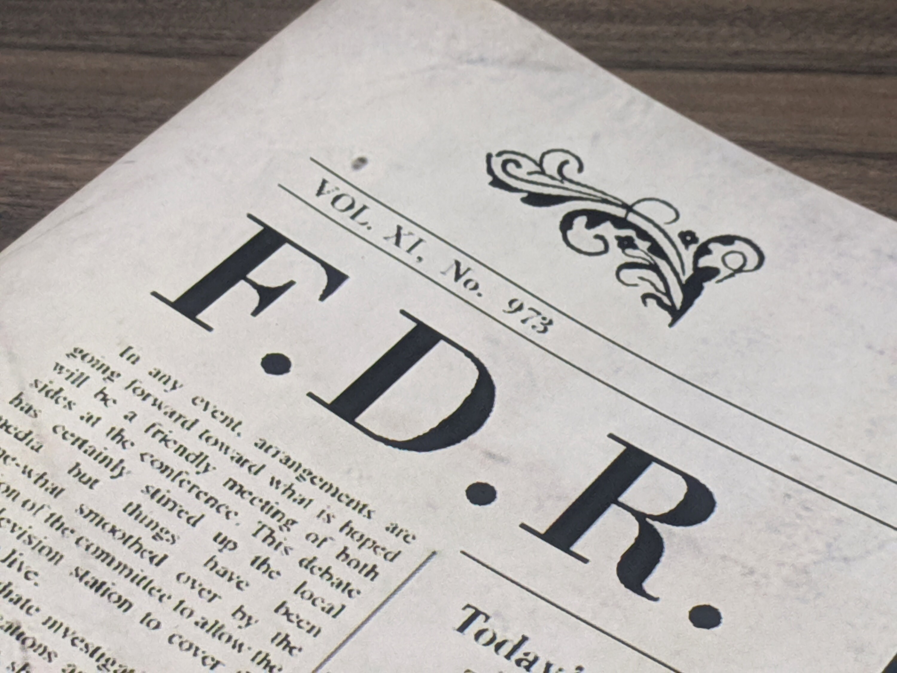The Goonies Chester Copperpot Folded 1935 Newspaper Page Movie Prop ...