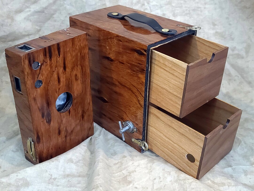 1908 HANDMADE Secret Hidden Jewelry Box Safe Antique Kodak No 3 Brownie ...