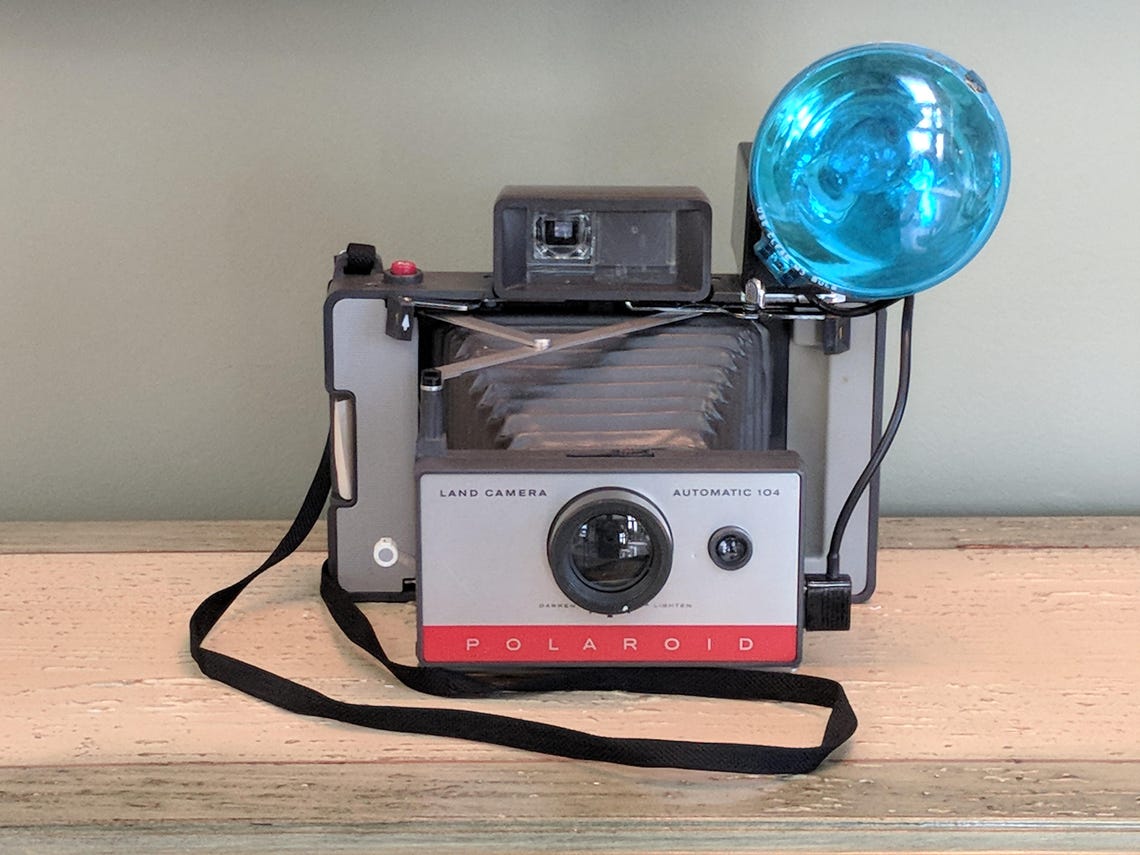 Polaroid 104 Automatic Land Camera Original Genuine Leather Camera Case ...