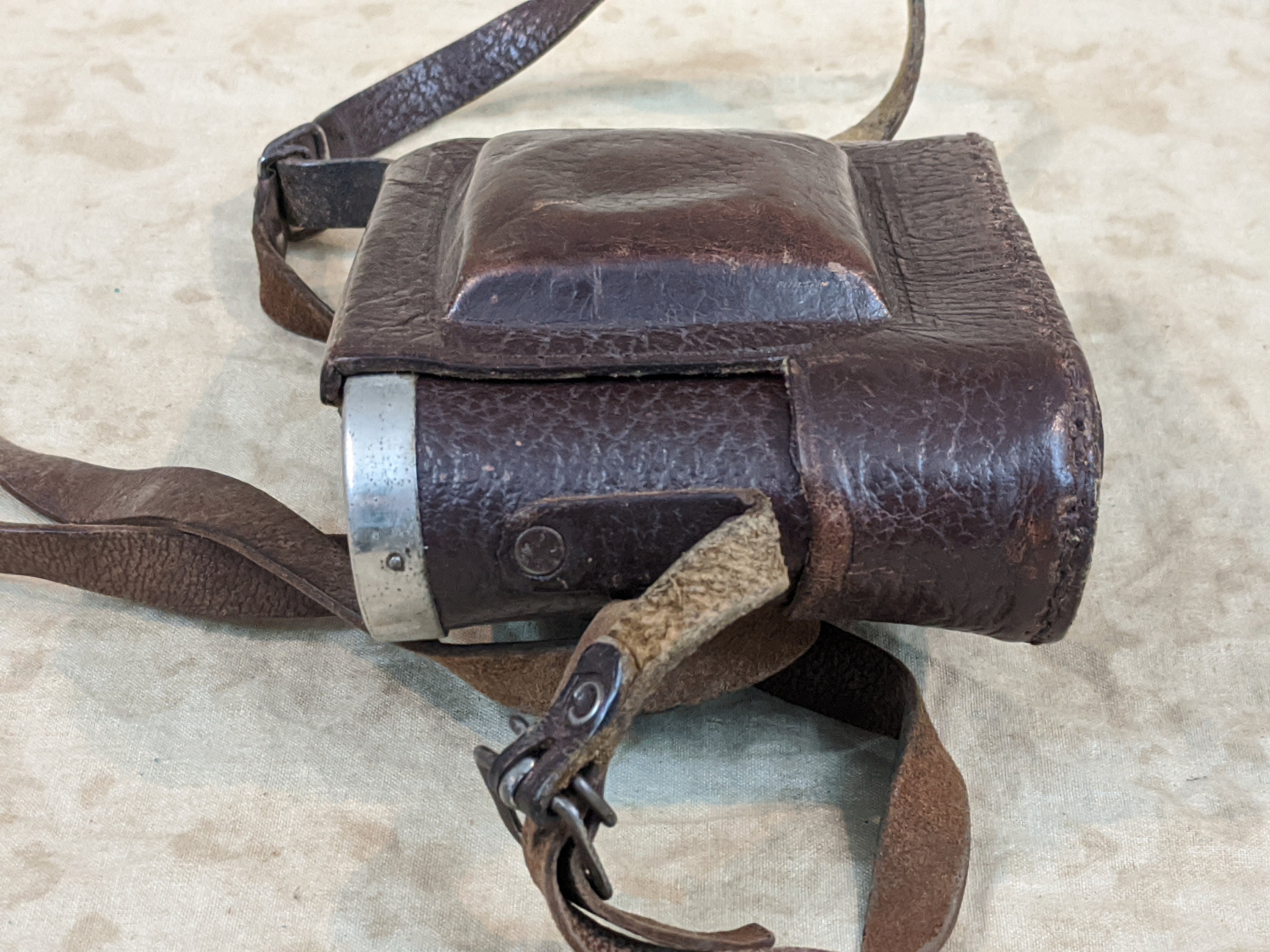 Atomic Age USA Made Brown Leather Camera Empty Carrying Case Leather ...