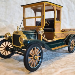 Vintage Diecast, Wood Panels 1913 Ford Model t Highly Detailed Limited ...