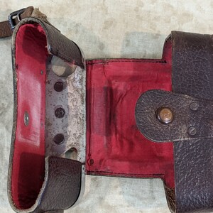Atomic Age USA Made Brown Leather Camera Empty Carrying Case Leather ...