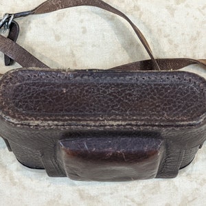 Atomic Age USA Made Brown Leather Camera Empty Carrying Case Leather ...