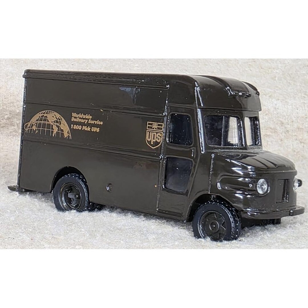 RARE Vintage 1997 UPS 90th Anniversary Diecast Brown Delivery Truck ...