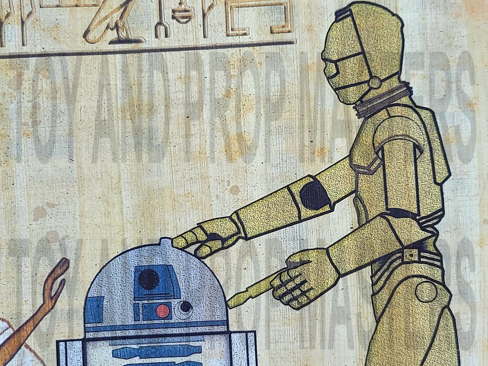 Indiana Jones Raiders of the Lost Ark Film Prop Star Wars R2-D2 C-3PO ...