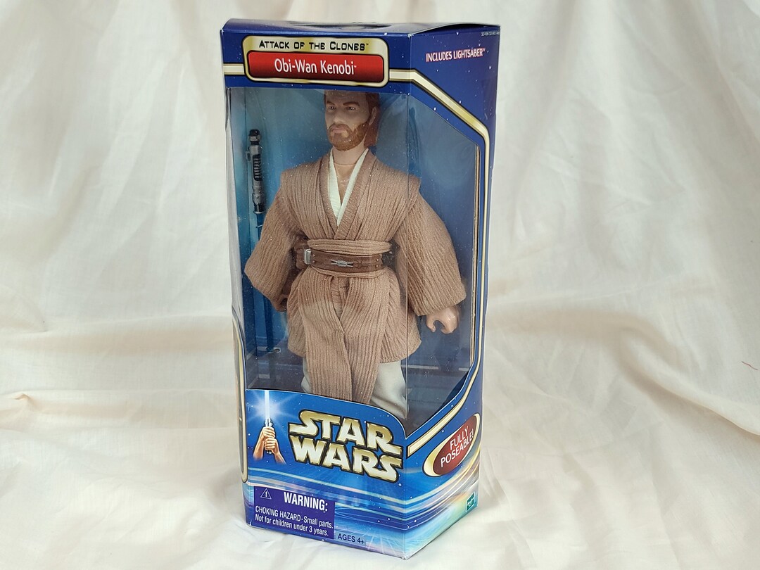 Star Wars Episode II Attack of the Clones Ben Obi-wan Kenobi 12” Doll ...