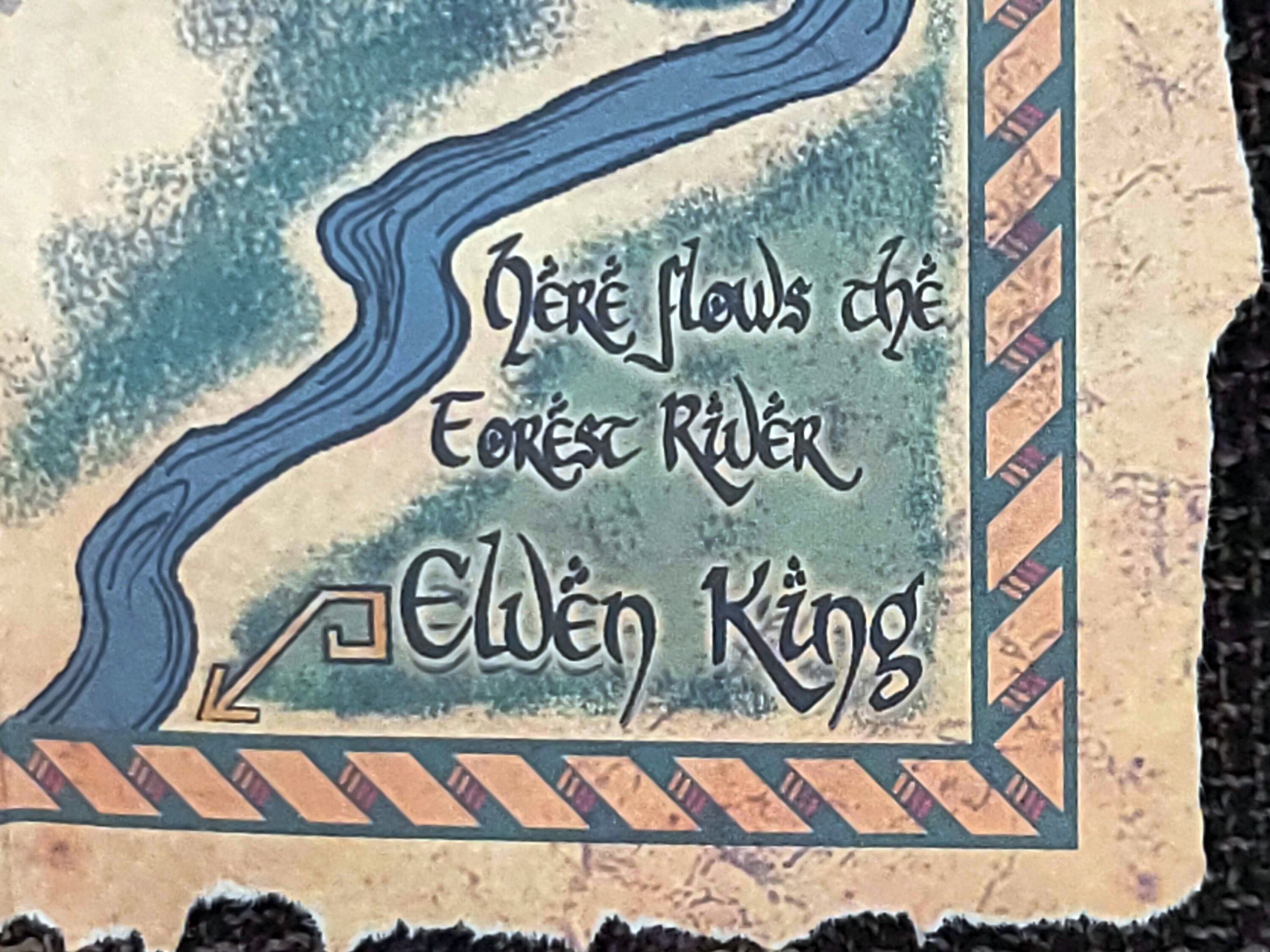 The Hobbit Thror's Map of Erebor Thrain Elrond | Etsy