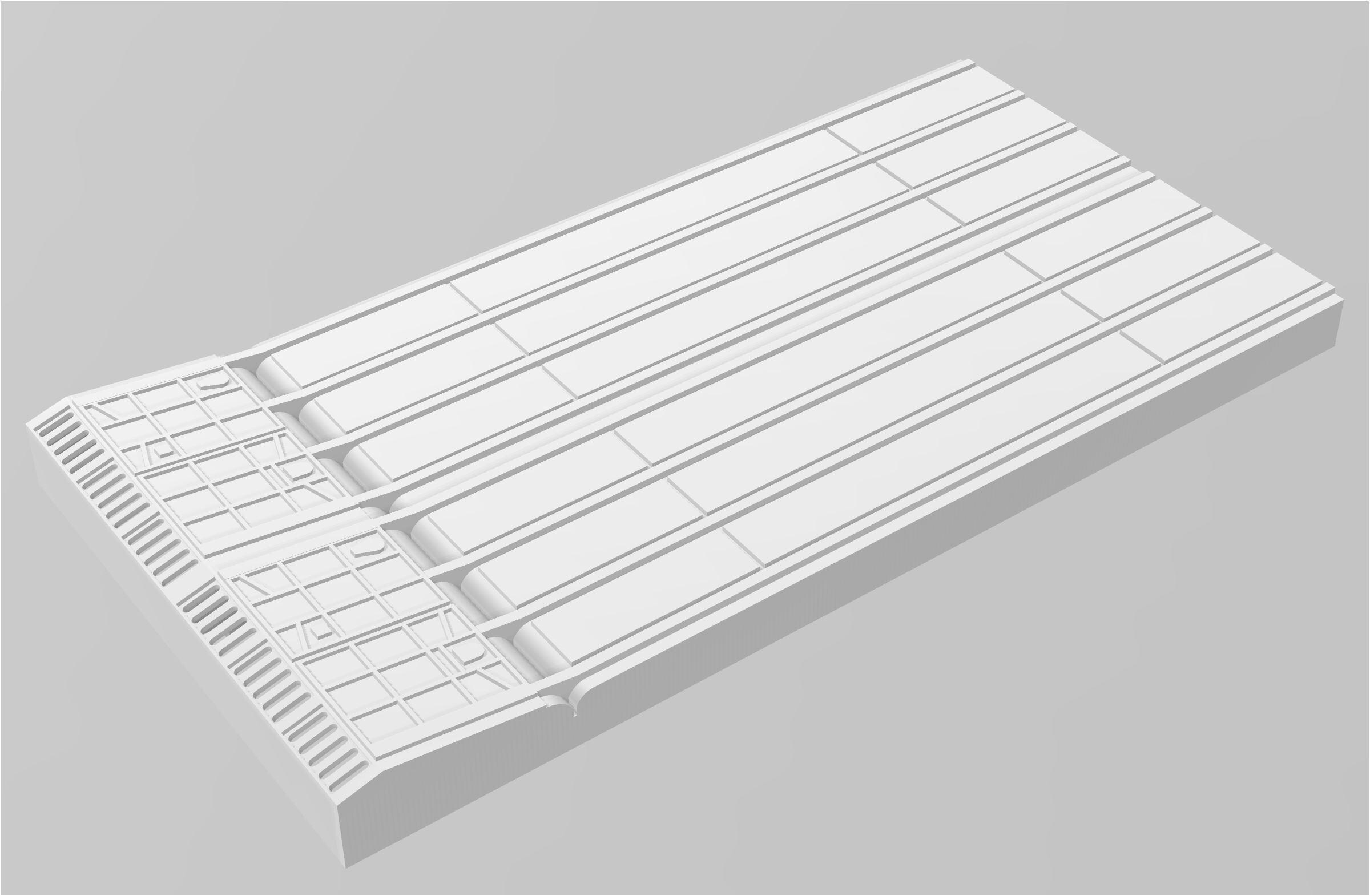 Star Wars Death Star Docking Bay 327 Hangar 4 Modular Wall Panels ...