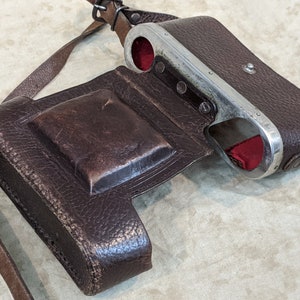 Atomic Age USA Made Brown Leather Camera Empty Carrying Case Leather ...