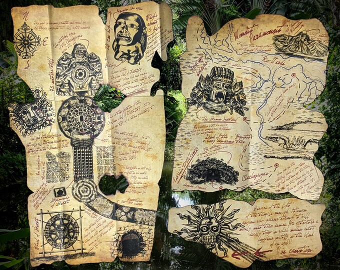 Indiana Jones Temple of the Forbidden Eye Map - Etsy Hong Kong