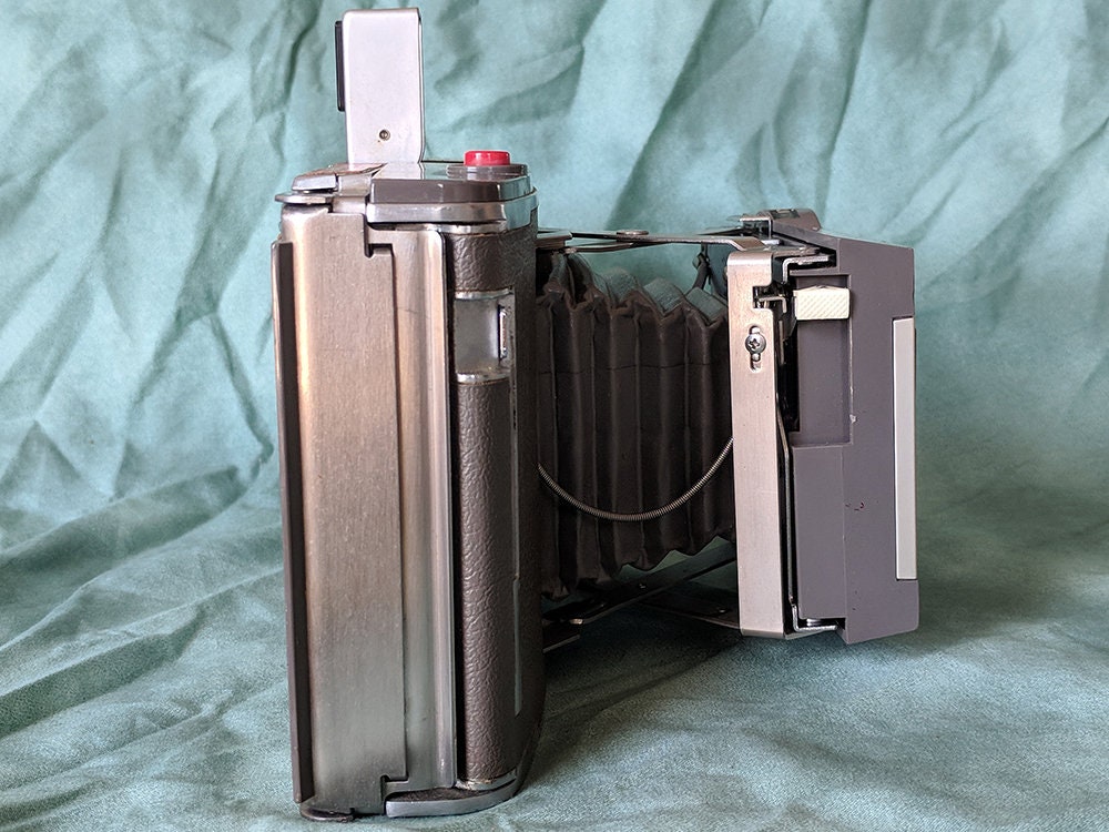 Vintage Polaroid Land Camera Model J66 Original Brown Leather | Etsy