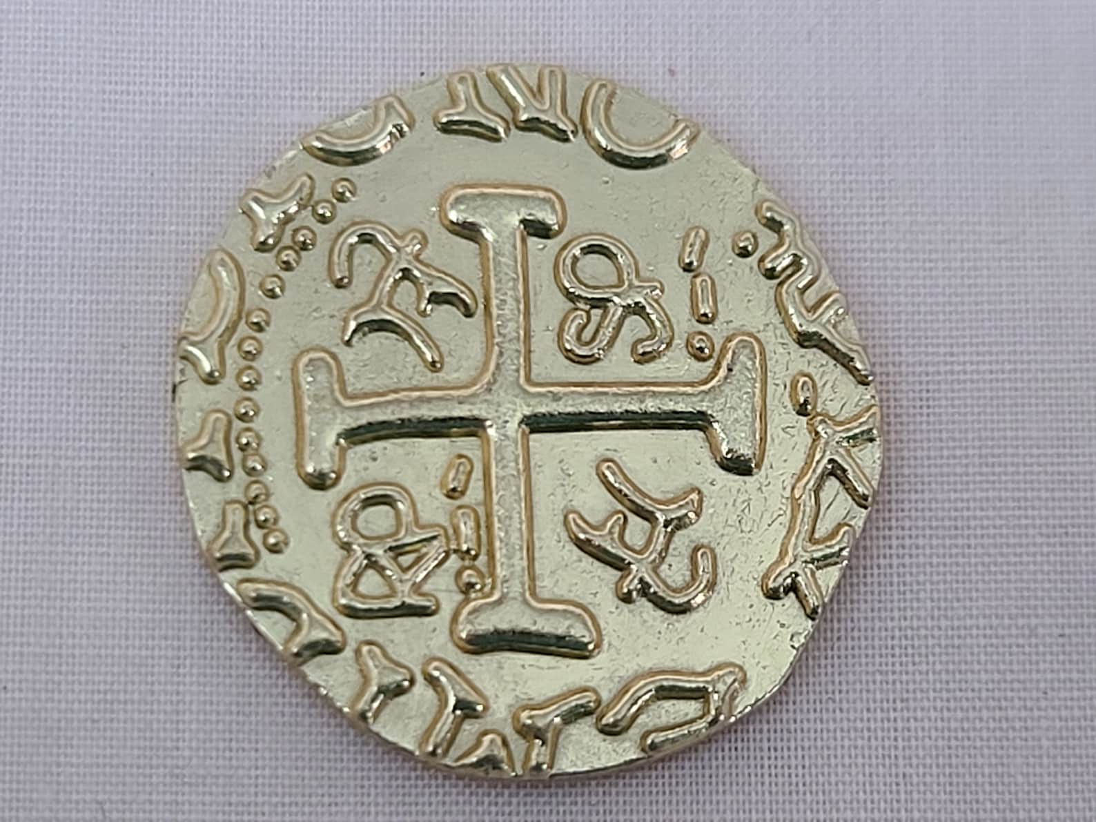 Indiana Jones Temple of Doom Lao Che 18 Gold Spanish Doubloon Coins ...