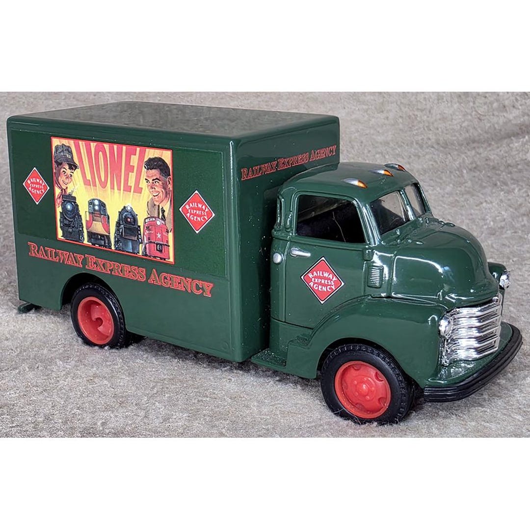 Vintage 1950 Lionel Ertl Chevy Chevrolet Delivery Truck Green Diecast ...