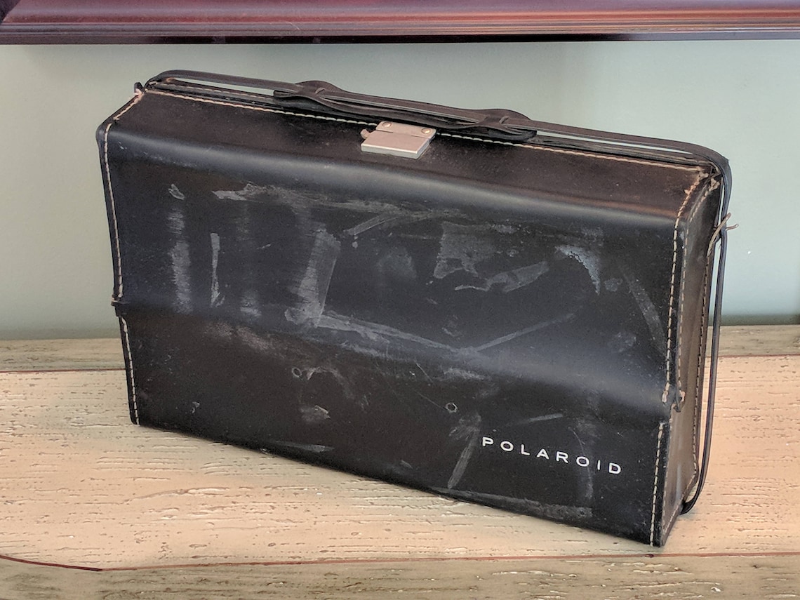 Polaroid 104 Automatic Land Camera Original Genuine Leather Camera Case ...