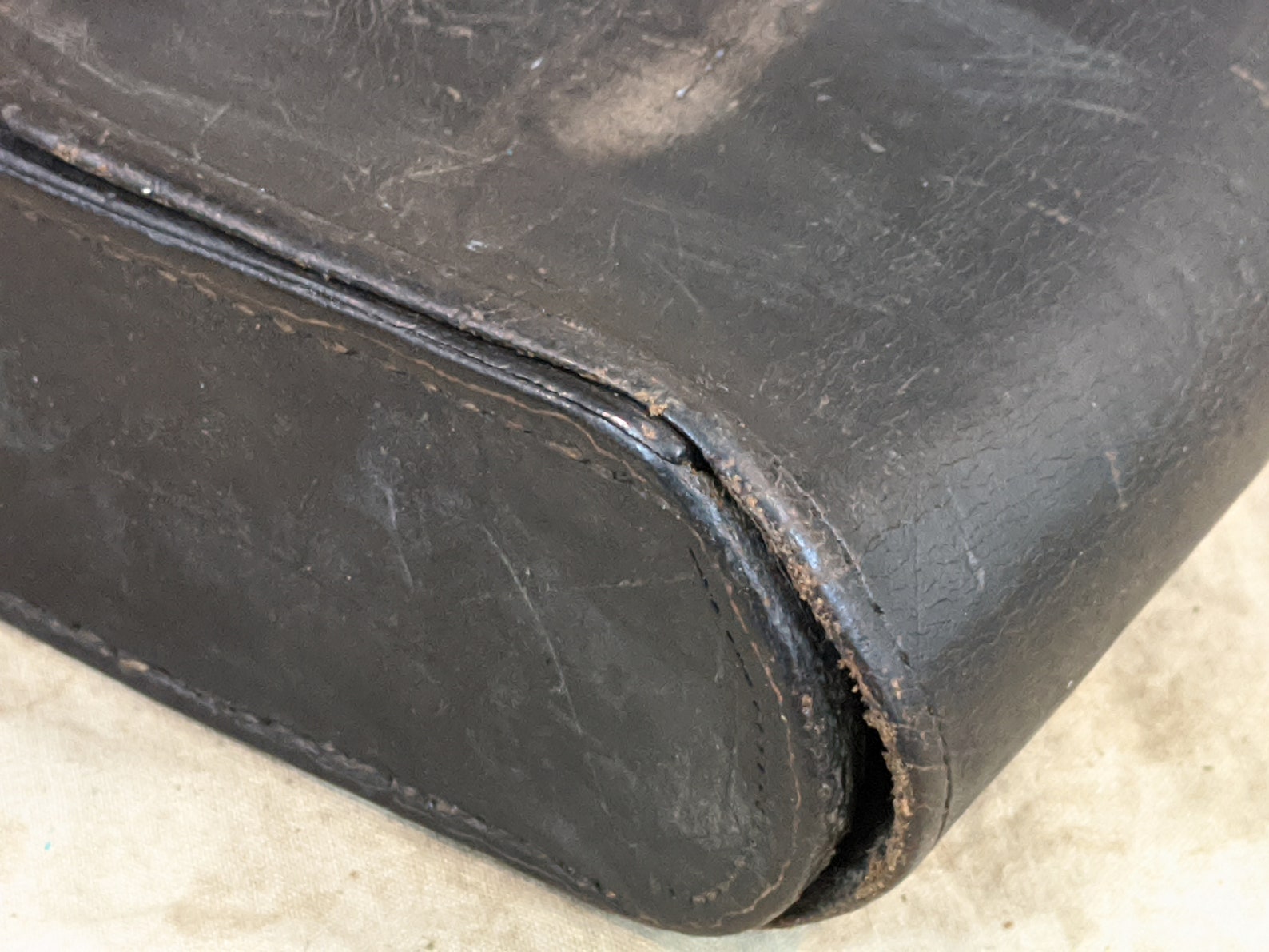 Antique 1910 Hard Shell Black Leather Carrying Case for - Etsy