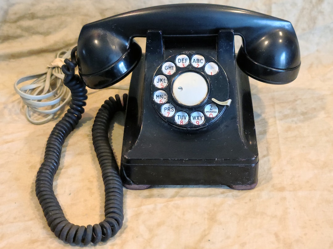 Genuine 1940 Bell System Western Electric F1 Rotary Telephone, Movie ...