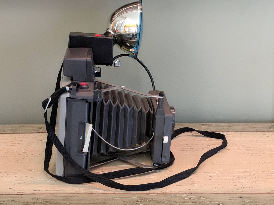 Polaroid 104 Automatic Land Camera Original Genuine Leather Camera Case ...