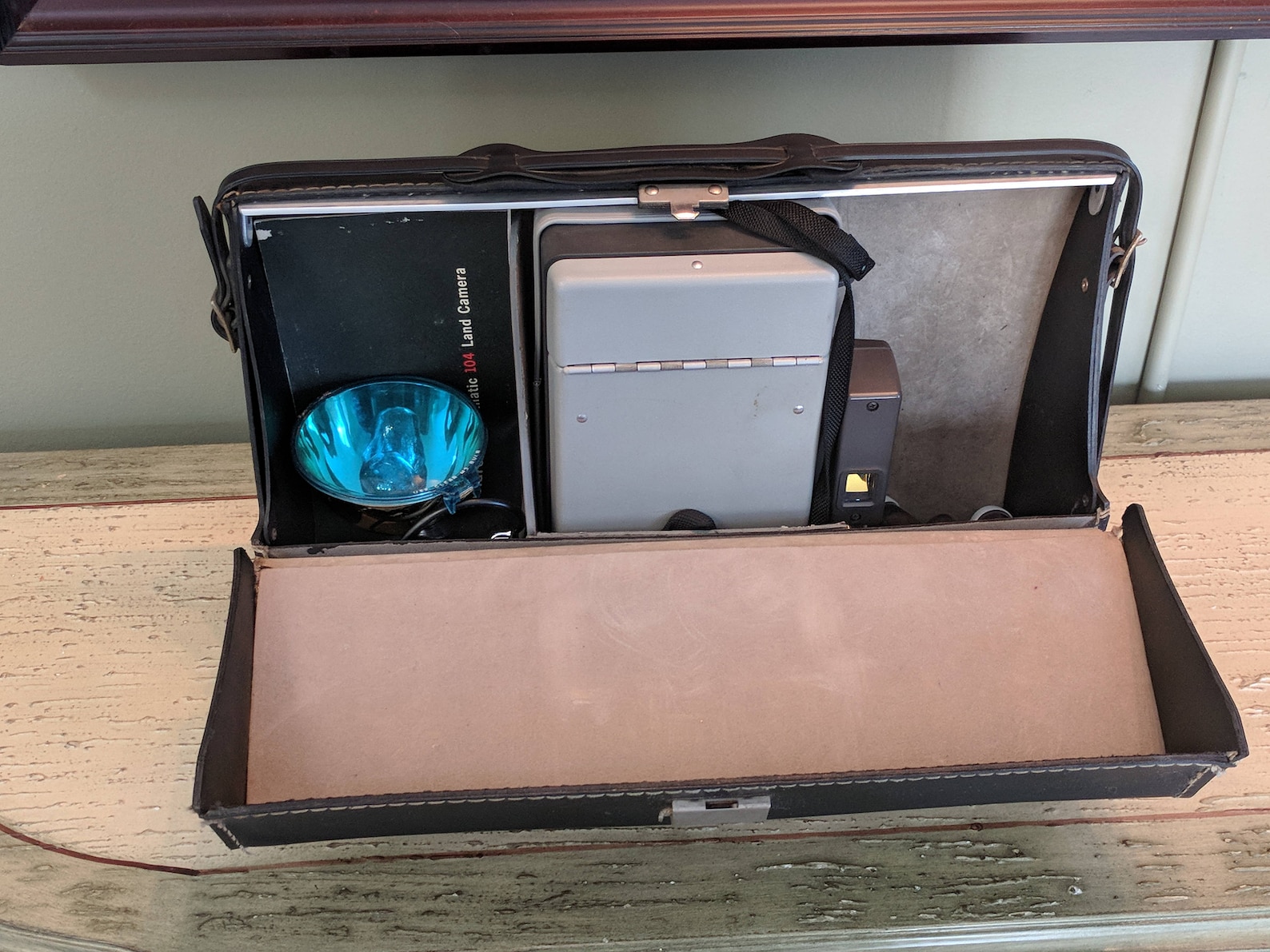 Polaroid 104 Automatic Land Camera Original Genuine Leather Camera Case ...