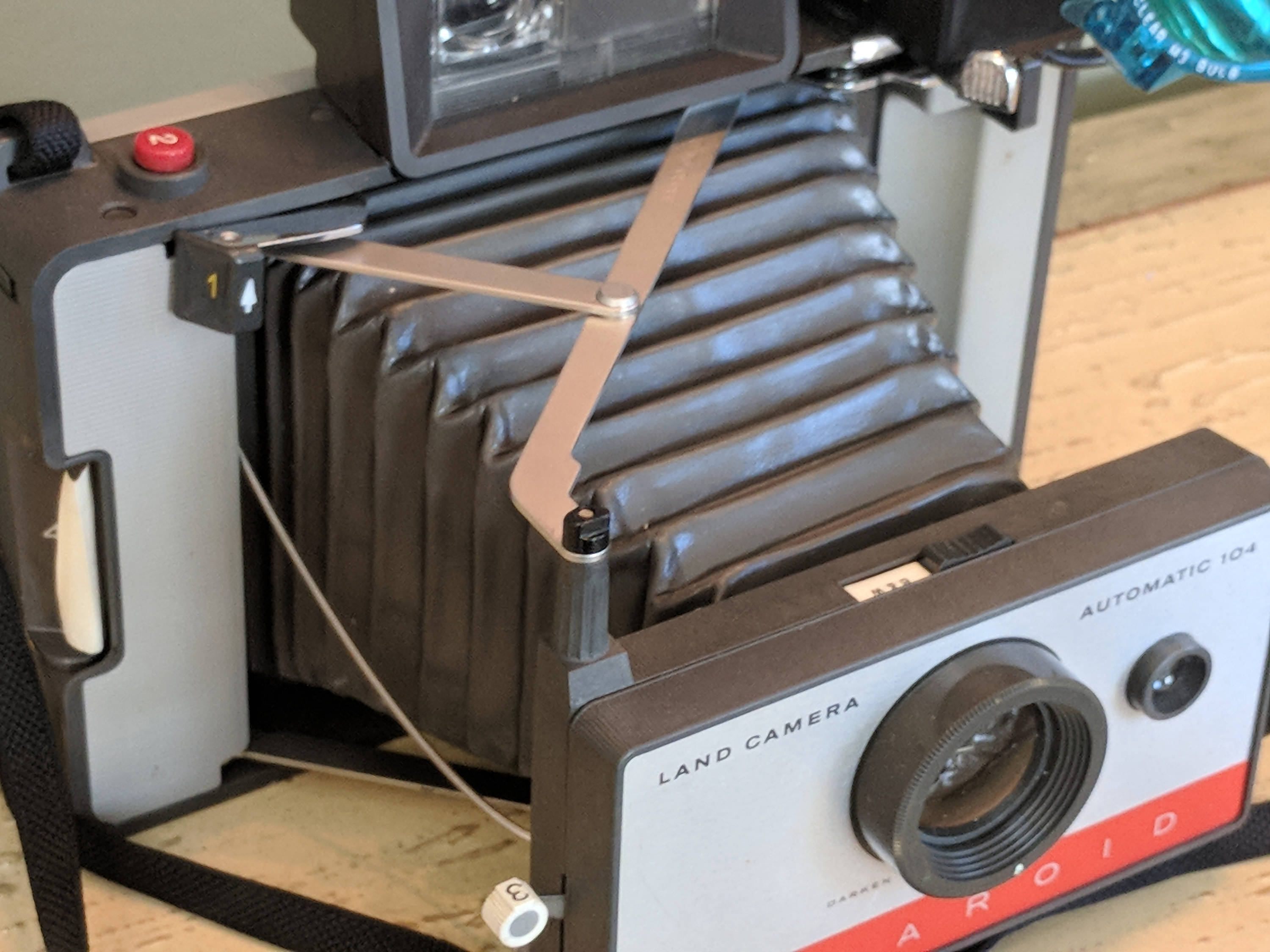 Polaroid 104 Automatic Land Camera Original Genuine Leather Camera Case ...
