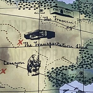 JUMANJI Film Replica Map Prop Welcome to the Jungle the Next Level Jack ...