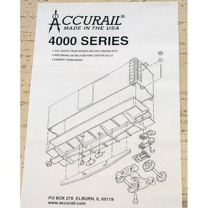 Accurail HO Model Railroad RXR Rail Road Box Car N.Y. Central Original ...