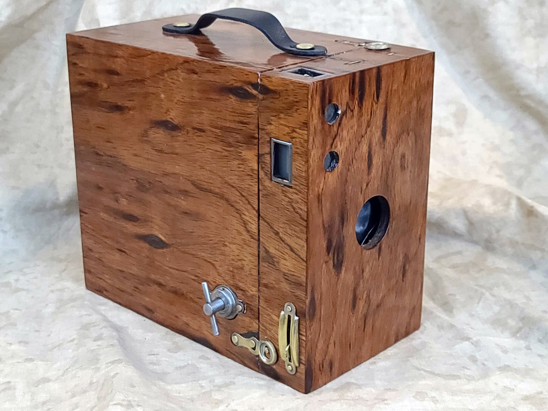 1908 HANDMADE Secret Hidden Jewelry Box Safe Antique Kodak No 3 Brownie ...