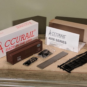 Accurail HO Model Railroad RXR Rail Road Box Car N.Y. Central Original ...