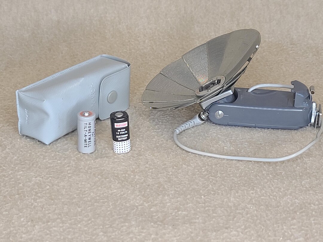 HONEYWELL Tilt A Mite Pocket Flashgun Original Pouch Pocket Fan Fold ...