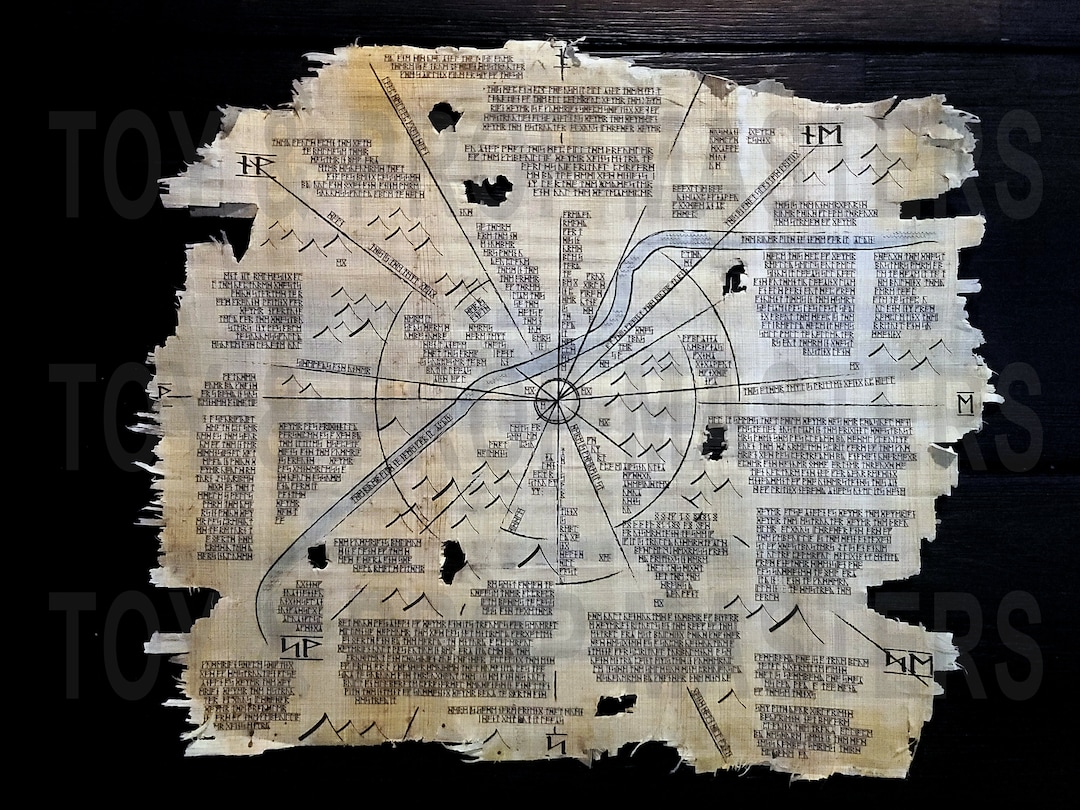 GHOSTBUSTERS AFTERLIFE Ivo Shandor's Map of Ancient Gozer - Etsy