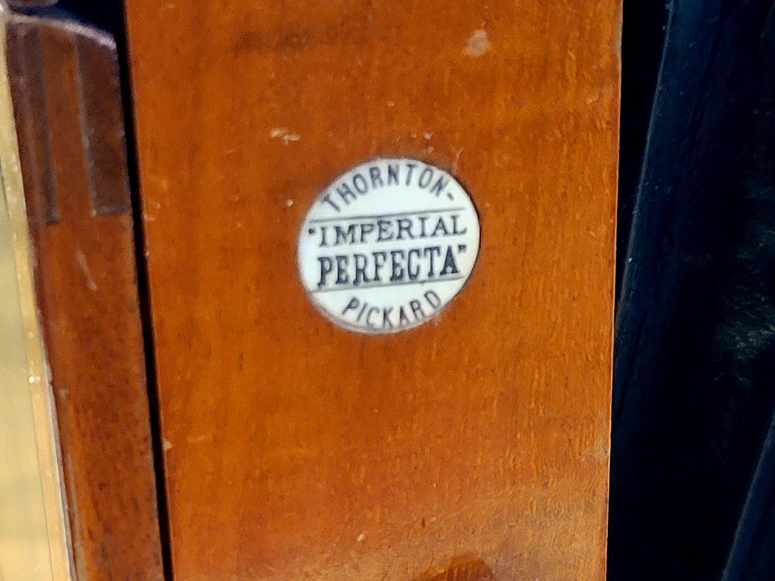 VERY RARE 1886 Imperial Perfecta Museum Display Piece Historical Wood ...