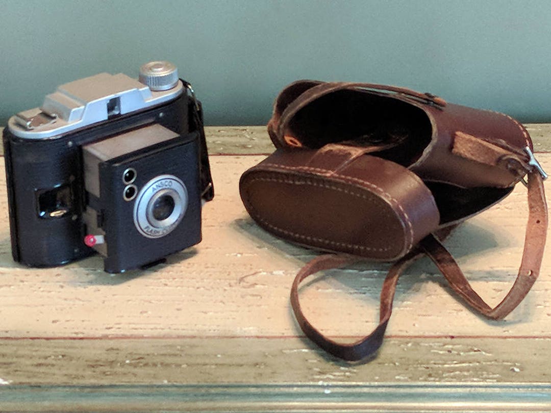 Vintage 1940 Ansco Flash Clipper Vintage Camera With Original Leather ...