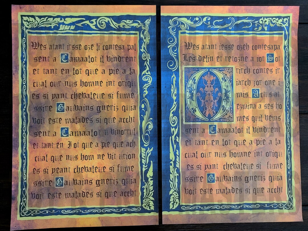 Indiana Jones Last Crusade Holy Grail Knight's Bible Book Illuminated ...