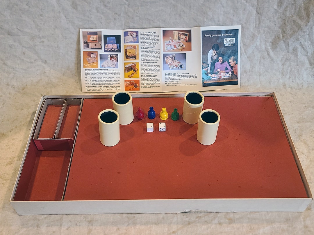 Parcheesi No. 2 Deluxe Edition Family Board Game Night by Selchow ...